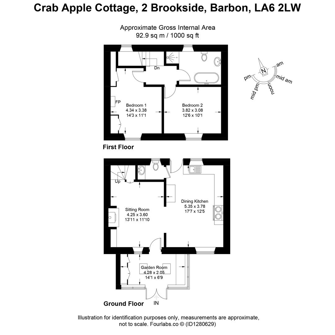 Crab Apple Cottage, 2 Brookside, Barbon - Davis & Bowring